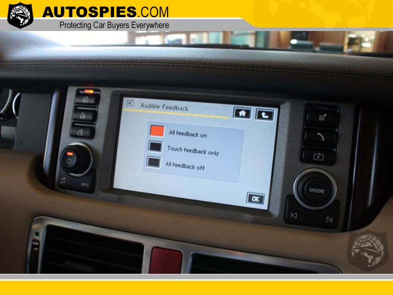 Auto Spies Exclusive-First pics of the 2005 Range Rover DVD Nav system ...