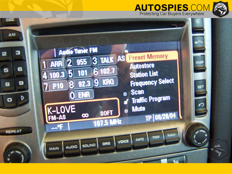 First pictures of the 2005 Porsche 997 PCM system - AutoSpies Auto News