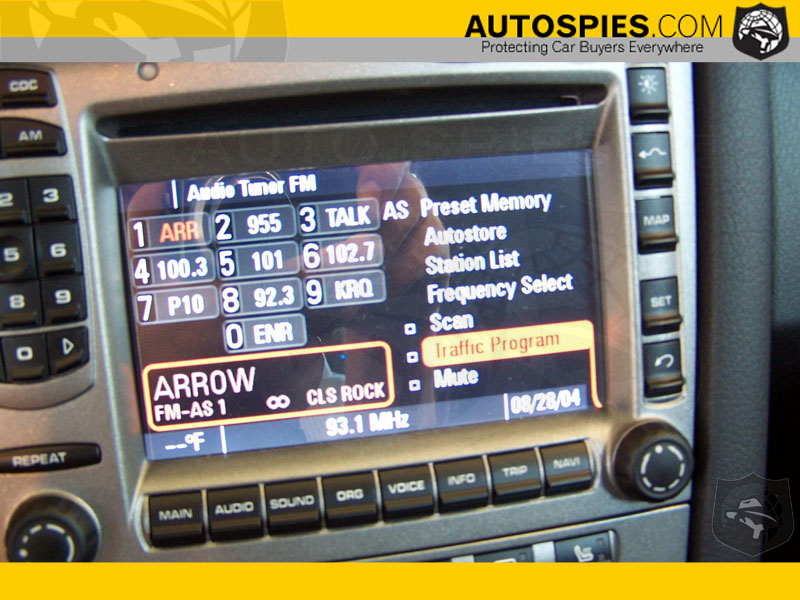 First pictures of the 2005 Porsche 997 PCM system - AutoSpies Auto News