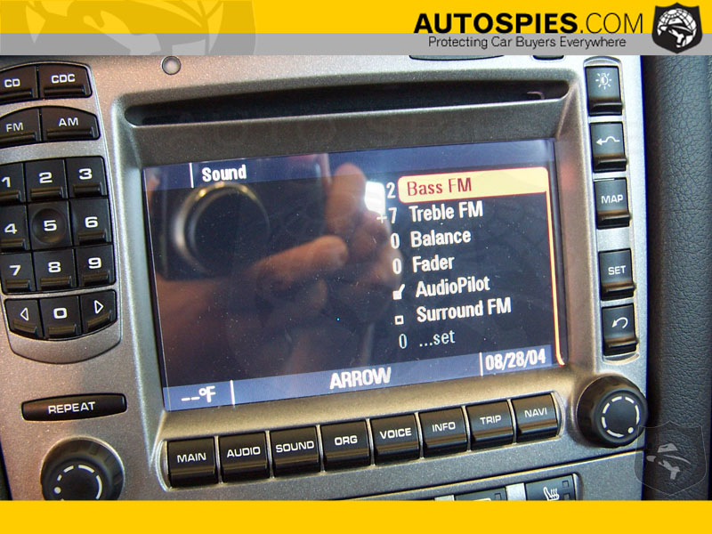 First pictures of the 2005 Porsche 997 PCM system - AutoSpies Auto News