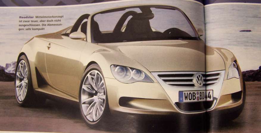 Upcoming VW roadster - AutoSpies Auto News
