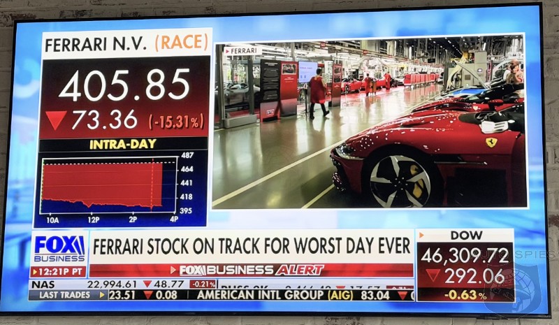WORST DAY EVER! Ferrari GOES WOKE And Their STOCK GETS BROKE ...