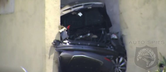 SPIED-Photos and Video Of Stolen Tesla Split In Half After Chase ...