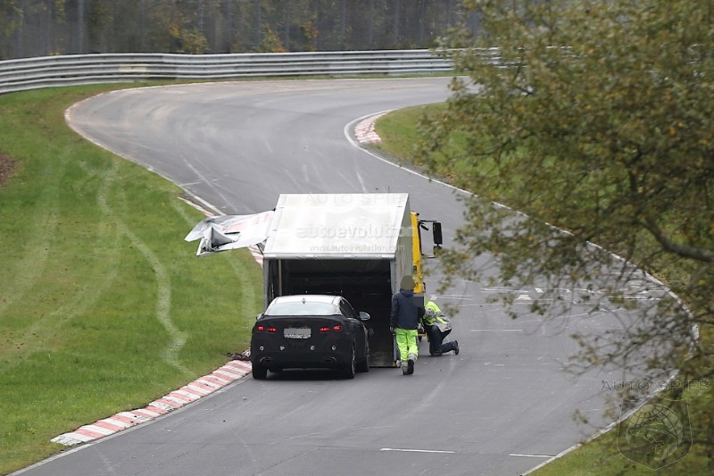 2016 Kia Optima Prototype Gets Towed From Nurburgring Track - AutoSpies ...