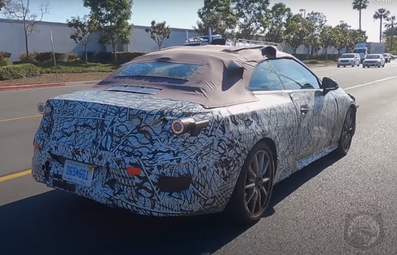 WATCH: 2024 Mercedes CLE Convertible Caught Up Close And Personal ...