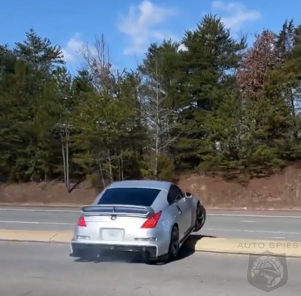 WATCH: Nissan 350Z Performs A Mustang Style Wipeout Leaving A Car Meet ...