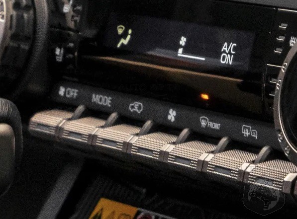 2025 Toyota 4Runner Cockpit Actually Has Buttons For Control Of ...