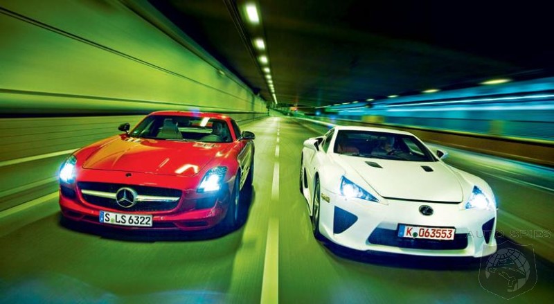 Will The Best Supercar Please Stand Up? Lexus LF-A And Mercedes SLS ...