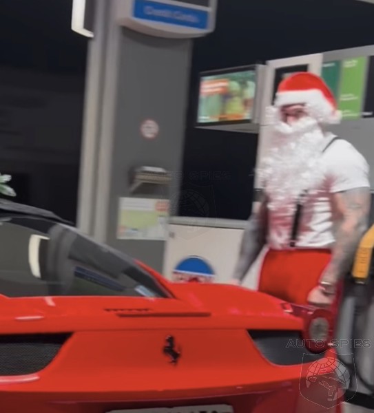 WATCH: Looks Like Santa Claus Traded In His Reindeer For A Ferrari 458 ...