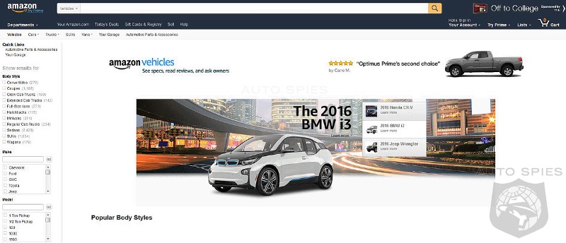 Would Consider Buying Your Next Vehicle Through An Amazon Car ...