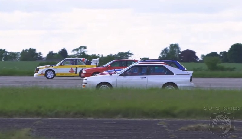 WATCH: 5 Legendary Audi Turbo 5 Cylinder Quattros Battle For Supremacy ...