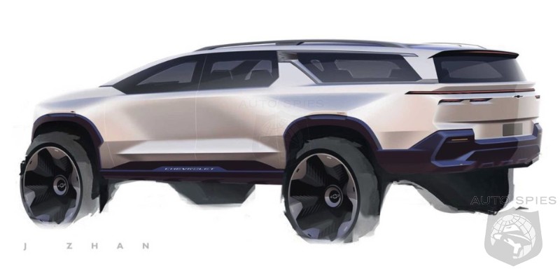 GM Design Shares Concept Sketch Of New SUV With Camaro Like Styling ...