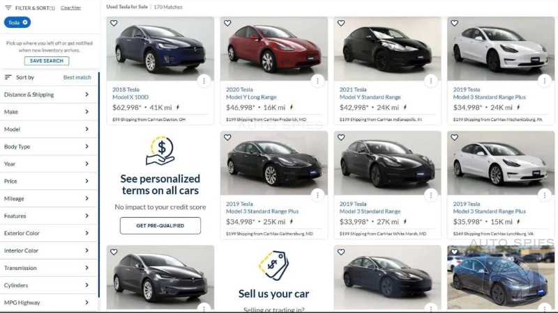 Carmax Sells 57% Of It's Tesla Inventory In Just 24 Hours - AutoSpies ...