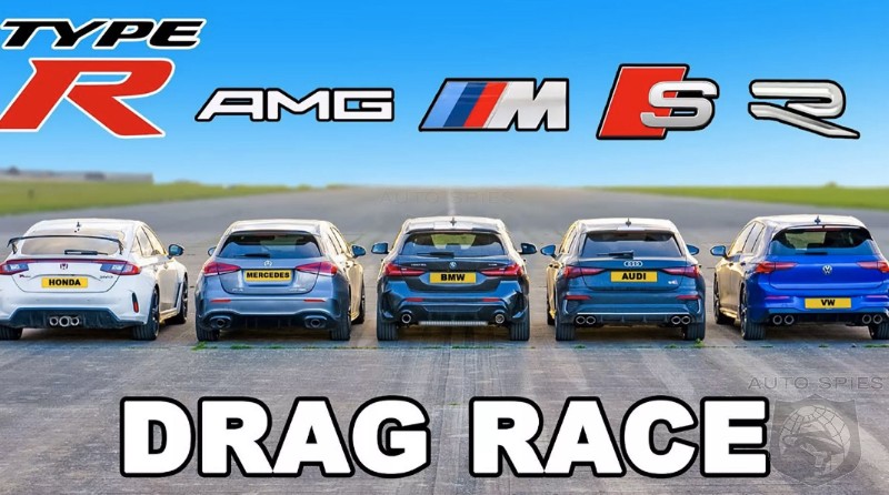 WATCH: Civic Type R Takes On The Germans In An All Out Drag Race ...