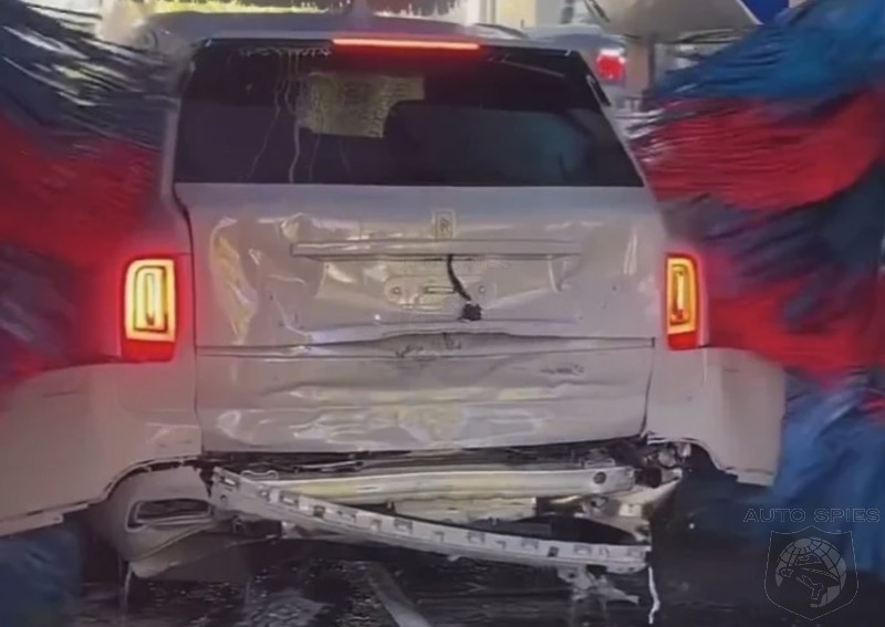 WATCH: Crashed Rolls Royce Cullinan Makes Its Way Through A Car Wash ...
