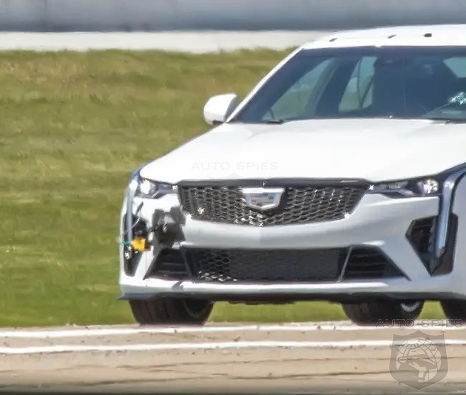 Ford Caught Benchmarking A Cadillac CT4 V Blackwing Alongside A Mustang ...