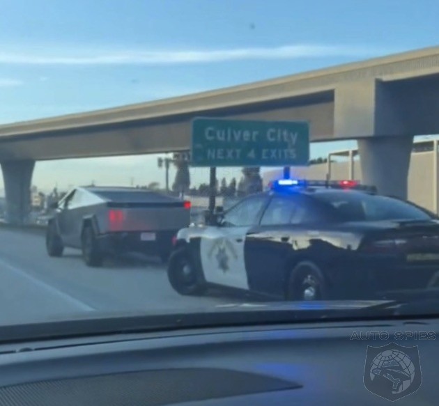 Police Pull Over Tesla Chief Designer Driving A Cybertruck - AutoSpies ...