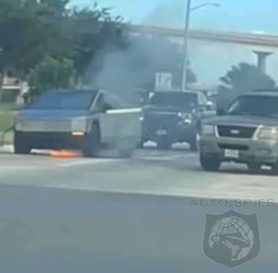 WATCH: Tesla Cybertruck Smacks Fire Hydrant And Goes Up In Flames ...