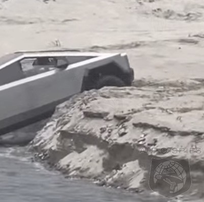 WATCH: Cybertruck Become Cyberstuck Crossing River In Classic Case Of ...