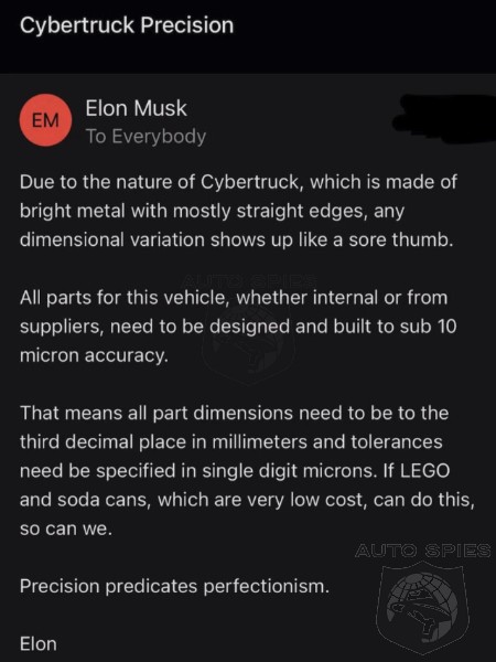 Leaked Internal Email Hints At Tesla Cybertruck Quality Issues ...