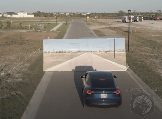 Tesla Fan Recreates Infamous Painted Wall Crash Test With Opposite ...