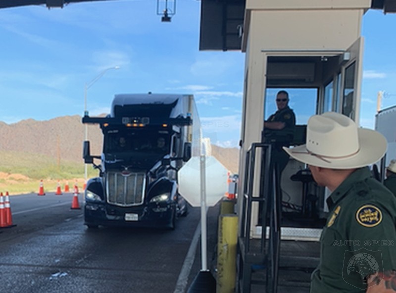 Border Agents Working With Driverless Trucks And Checkpoints - How Long ...