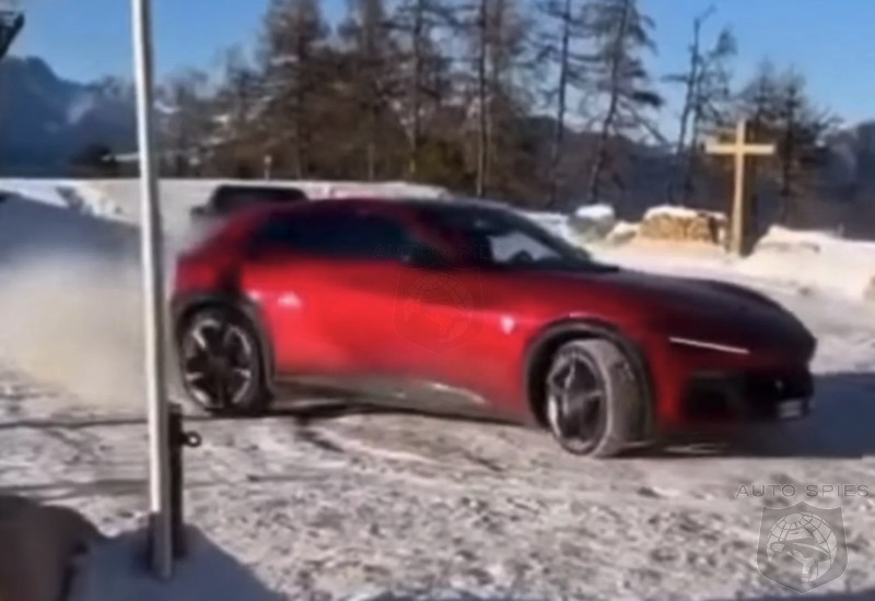 WATCH: How Well Does the Ferrari Purosangue SUV Drift In The Snow ...