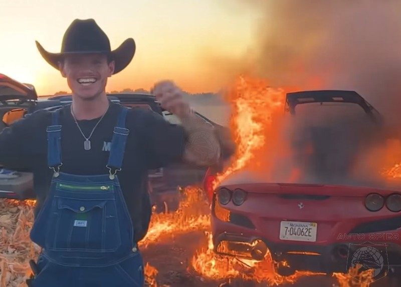 YouTuber Arrested for Allegedly Evading Sales Tax On Destroyed Ferrari ...