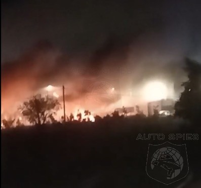 Fleet Of 24 Tesla Burned To The Ground In Mysterious Fire In France ...