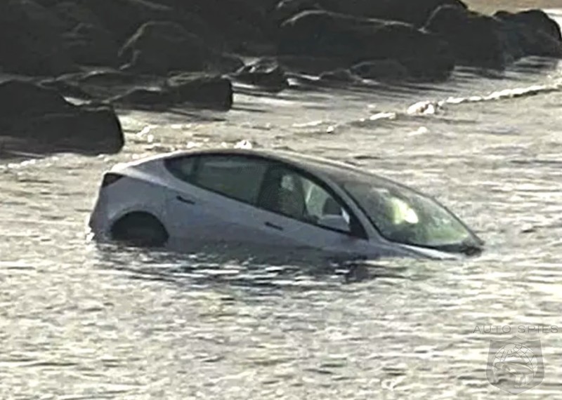 Tesla Model 3 Found Floating In The Pacific - AutoSpies Auto News