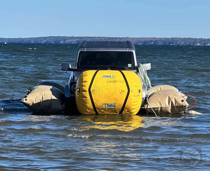 Sunken Bronco Finally Floated Out Of Maine Lake - AutoSpies Auto News