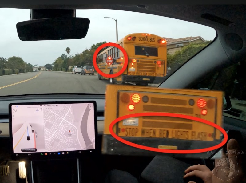 WATCH: Tesla FSD Busted IGNORING School Zones And Stopped School Buses ...