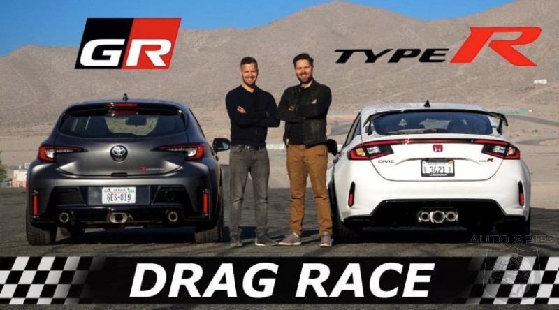WATCH: 2023 Toyota GR Corolla Vs Honda Civic Type R Drag Race ...