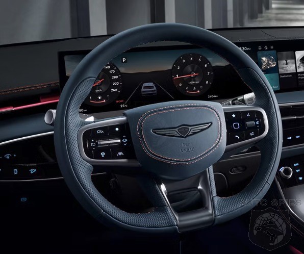 2025 Genesis GV70 Breaks Cover With Gargantuan Screen - AutoSpies Auto News