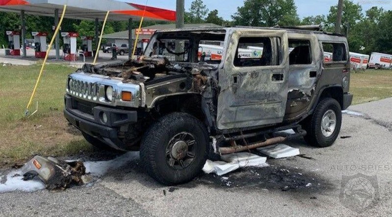Florida Fuel Hoarder's Hummer Goes Up In Flames After Massive Fill Up ...