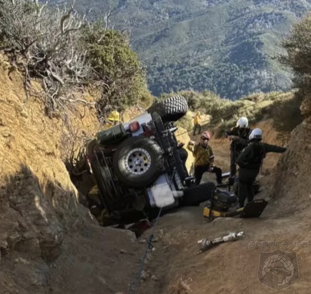WATCH: Off Road Adventure Ends With Driver Trapped In Inside His Jeep ...