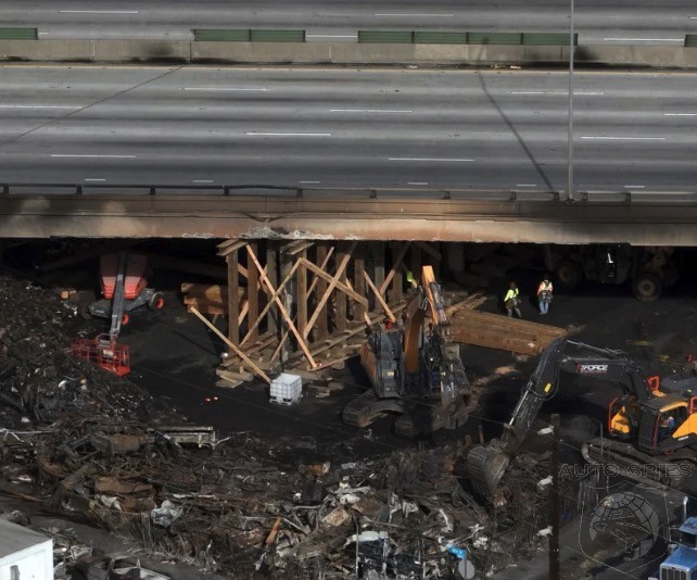 Officials Now Say Arson Was The Cause Of I-10 Freeway Fire - AutoSpies ...