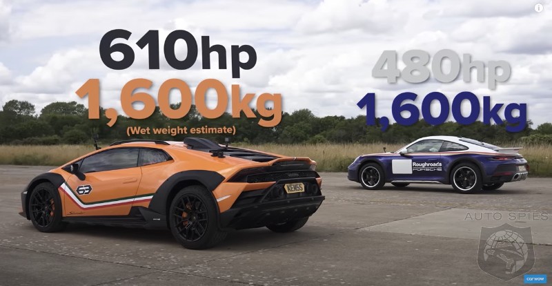WATCH: Off Road Madness - Porsche 911 Dakar Vs Lamborghini Sterrato ...