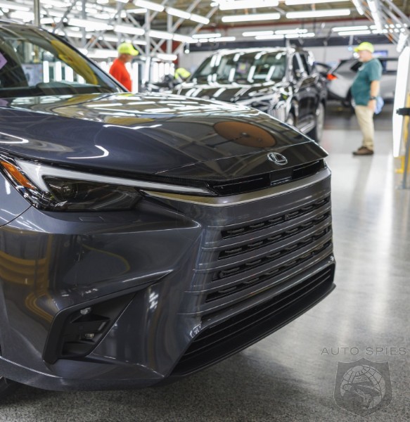 Production Of 2024 Lexus TX CUV Begins In Indiana - AutoSpies Auto News