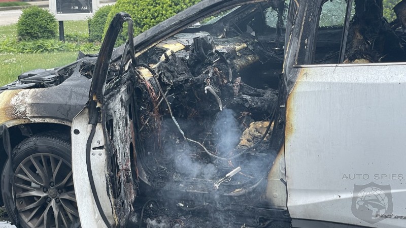 New Lexus Hybrid Goes Up In Flames - Owner Left Out In The Cold ...