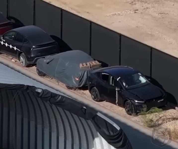 Mystery Tesla Model Found At Texas Gigafactory - AutoSpies Auto News