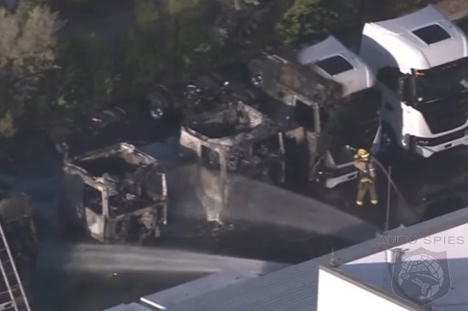 Nikola Truck That Burned At Factory Reignites For a Second Time ...