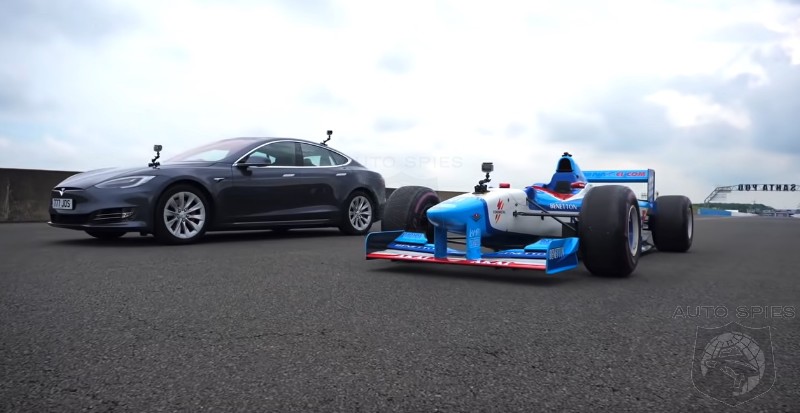 WATCH: This Tesla Model S P100D Vs A Formula 1 Car Race Makes You "What ...