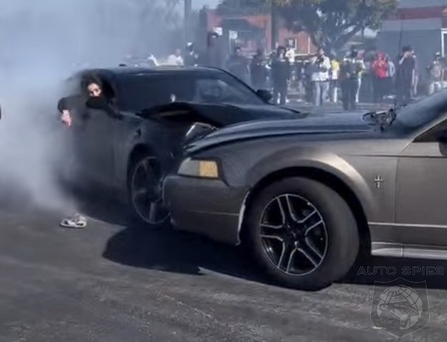 WATCH: Panicked Mustang Driver Hits Spectator After Sideshow Crash ...