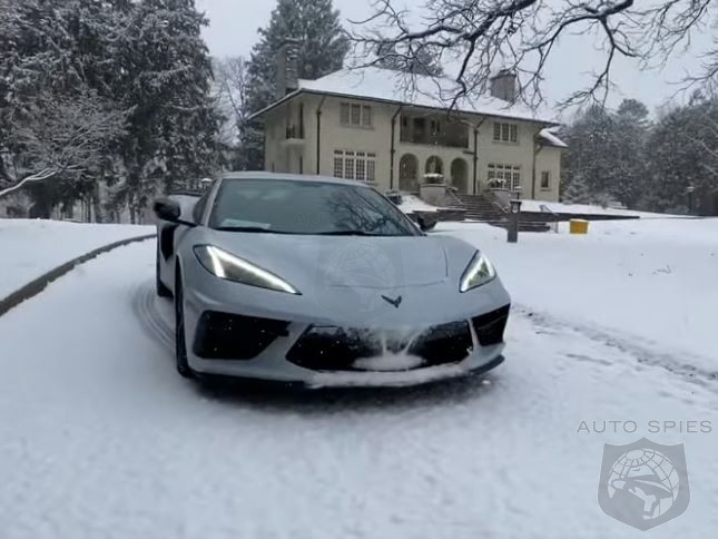WATCH: How Well Does The C8 Corvette Perform In The Snow? You Are ...