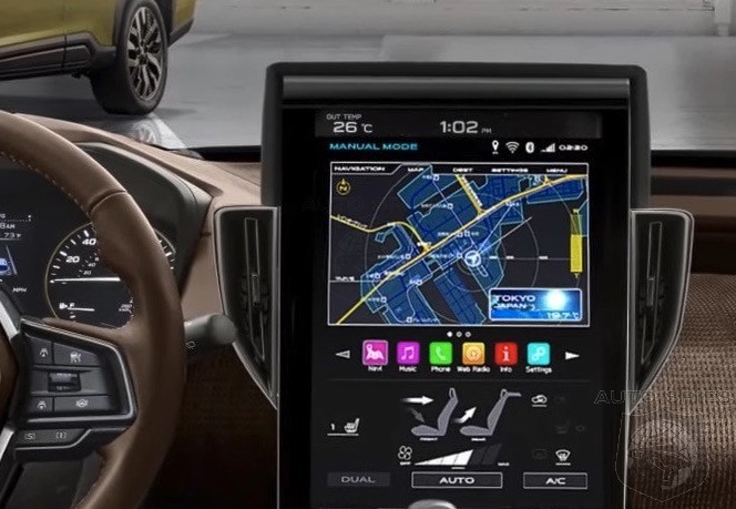 2026 Subaru Outback To Feature Huge Center Screen - AutoSpies Auto News