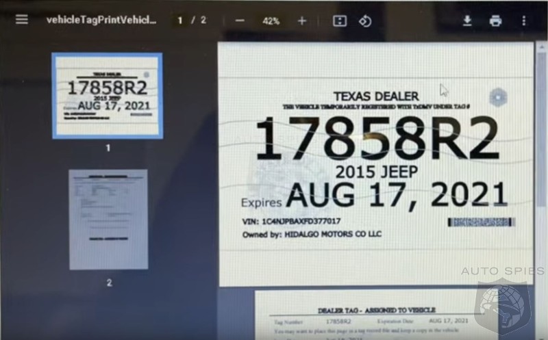 WATCH: Texas Has A Serious Temp Tag Problem - AutoSpies Auto News