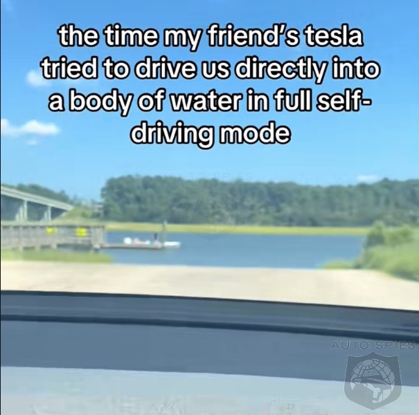Tesla Driver Turns On Self Driving Mode And Nearly Drowns - AutoSpies ...