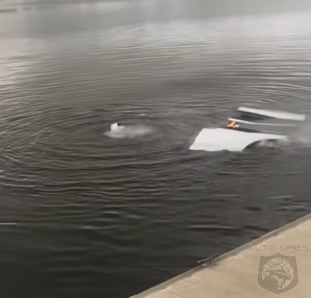 WATCH: Tesla Model X Goes Swimming And Catches Fire Under Water ...