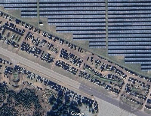 Tesla's Excess Inventory Is So Massive It Can Be Seen From Space ...